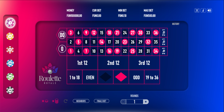 Simulador gratuito de ruleta americana | Prueba, aprende y gana