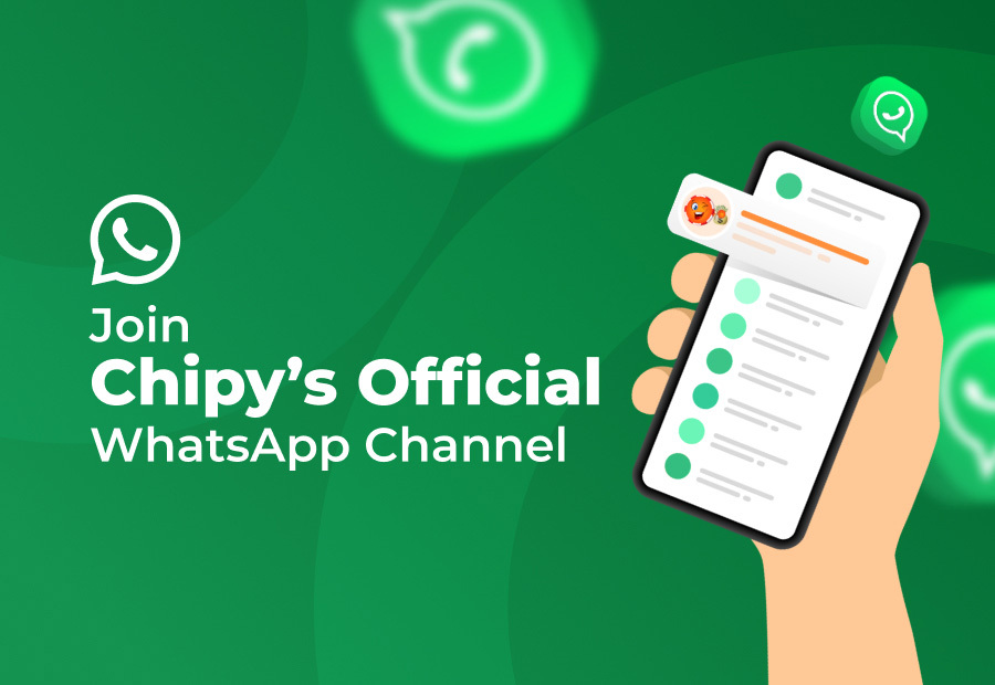 Stay Updated With Chipy Via WhatsApp - Chipy.com