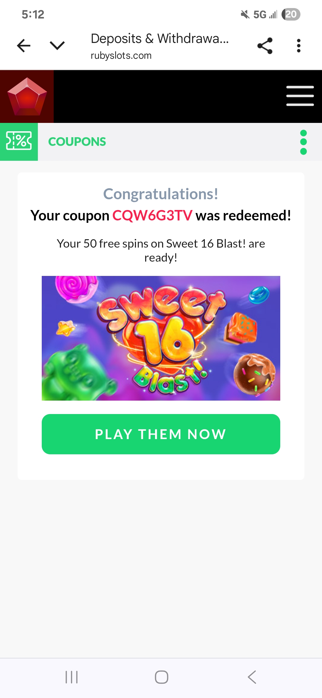 Ruby Slots Casino No Deposit Bonus Codes & Promotions 2025