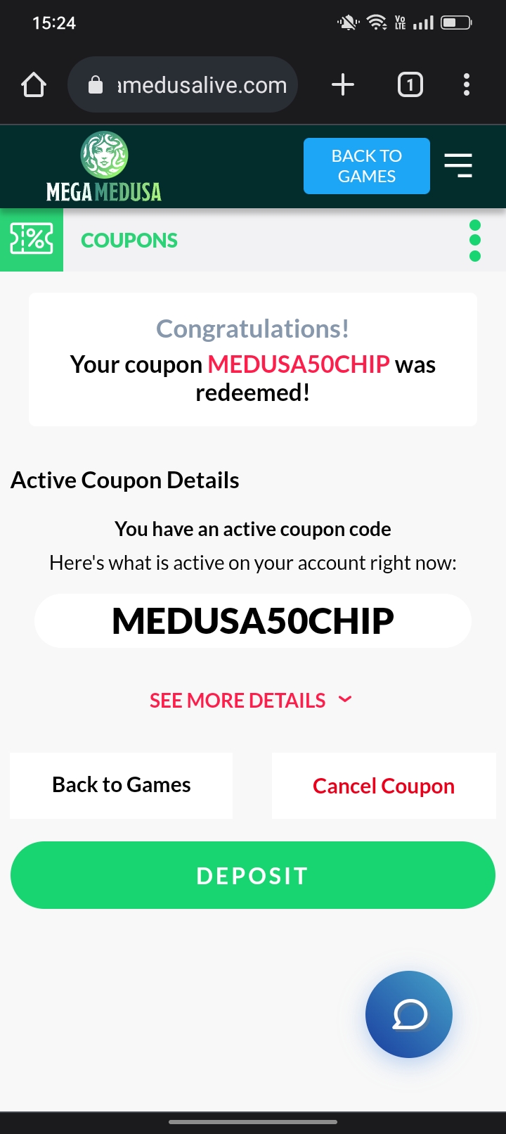 Mega Medusa Bonuscodes ohne Einzahlung & Aktionen 2025