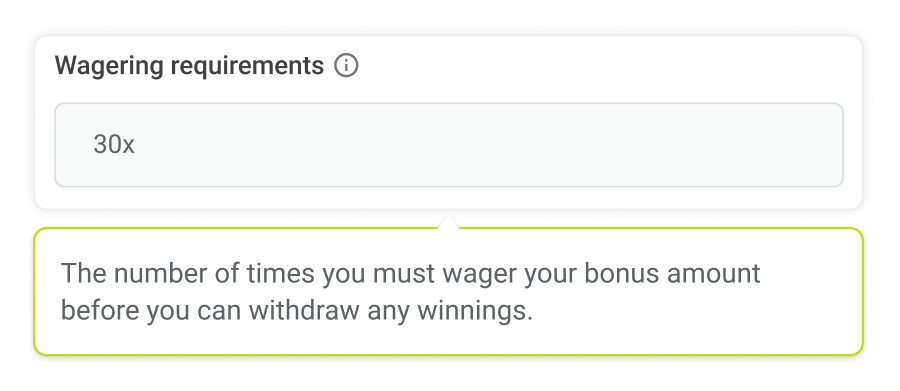 Wagering Requirements Calculator | Calculate Bonus Rollover