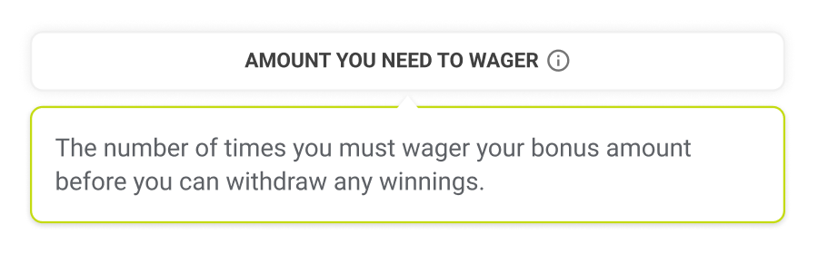 Wagering Requirements Calculator | Calculate Bonus Rollover