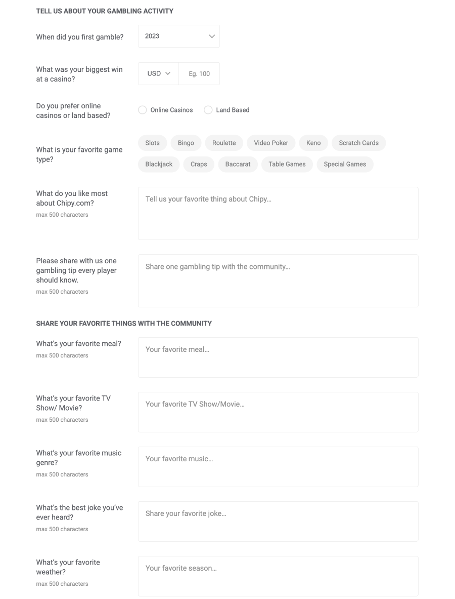 How Do I Complete My Public Profile Page? | Chipy.com